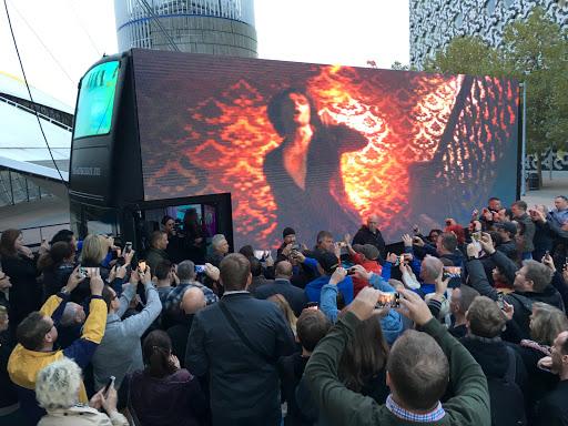 Digital bus, Digibus, experiential bus, tour bus, TV bus